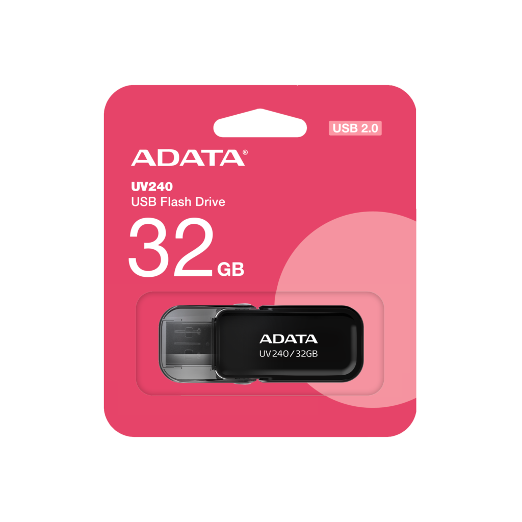 Memoria Usb 2.0 Adata Uv240 Con Tapa 32 Gb Negro – PYNCOMPUSTAR
